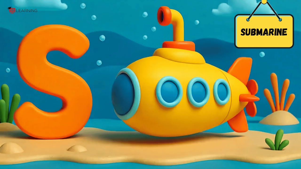 🚗 ABC Vehicle Phonics Song for Kids | A to Z Vehicles Learning | UZR ...