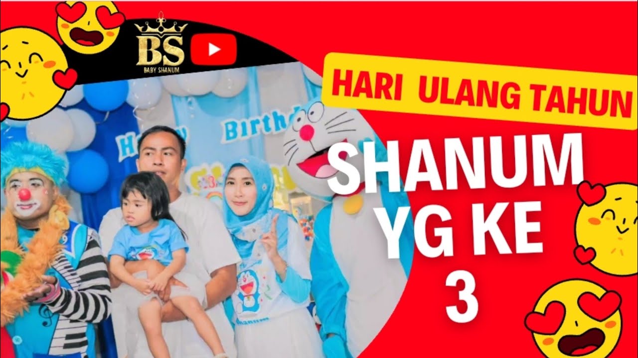 MERAYAKAN HARI ULANG TAHUN SHANUM YG KE 3 || Baby Shanum 01 #shorts # ...