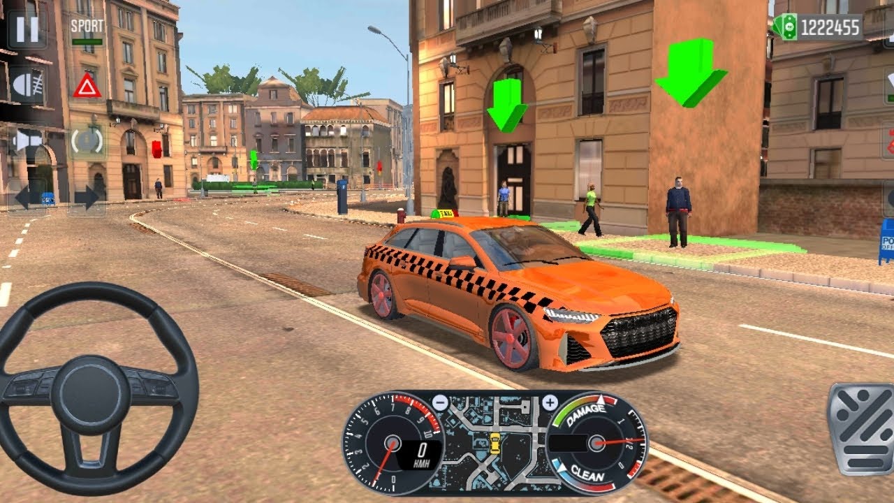 Taxi SIM 2022 | Audi RS6 Driving Rome City Driving Car Android Gameplay - YouTube