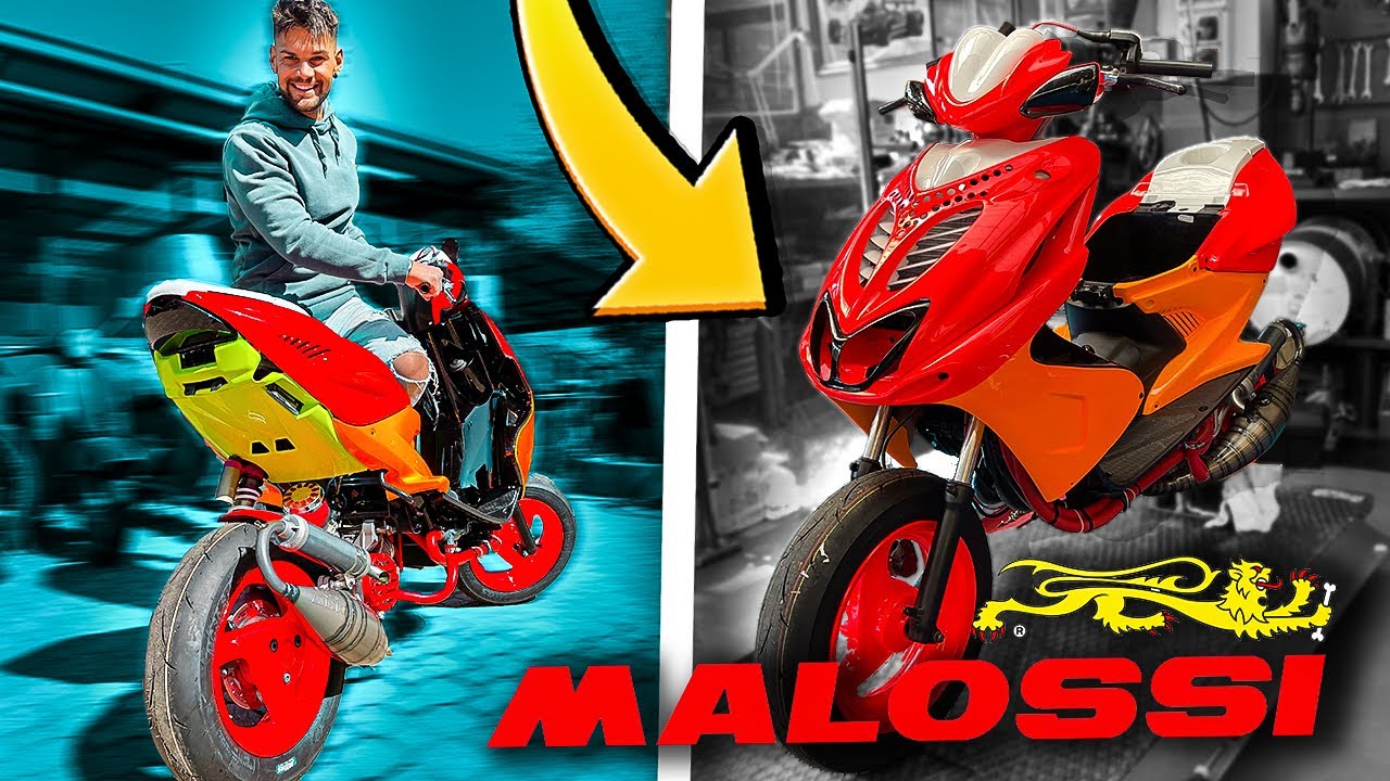 PRIMA ACCENSIONE DELL'AEROX MALOSSI 94cc 🔥Da ROTTAME a TROFEO 🏆 - YouTube