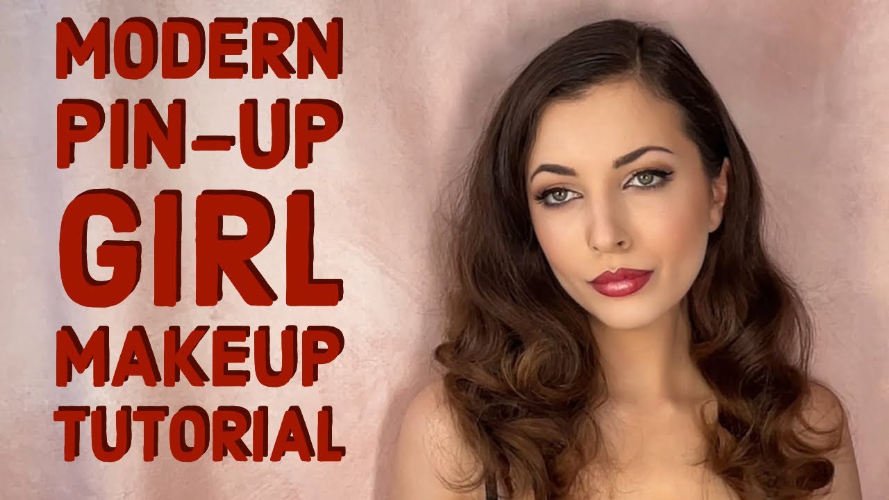 Modern Pin-Up Girl Makeup Tutorial - YouTube