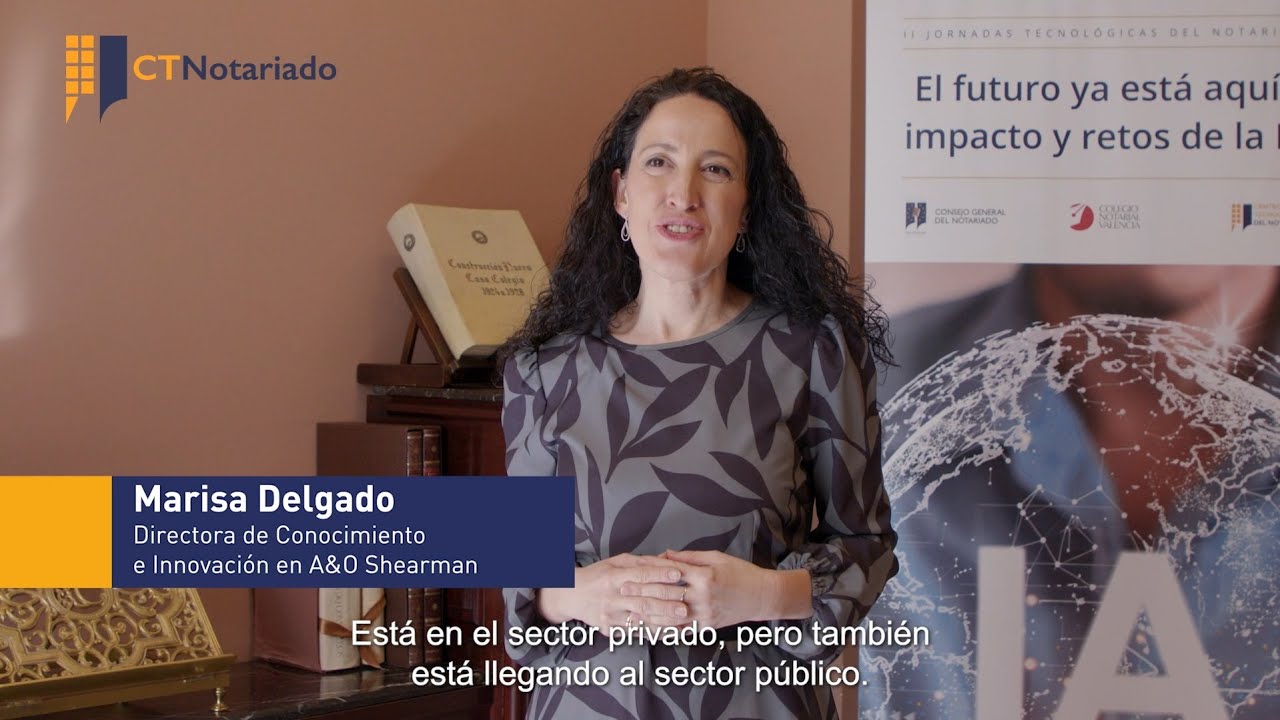 II Jornadas Tecnológicas del Notariado | Marisa Delgado - YouTube