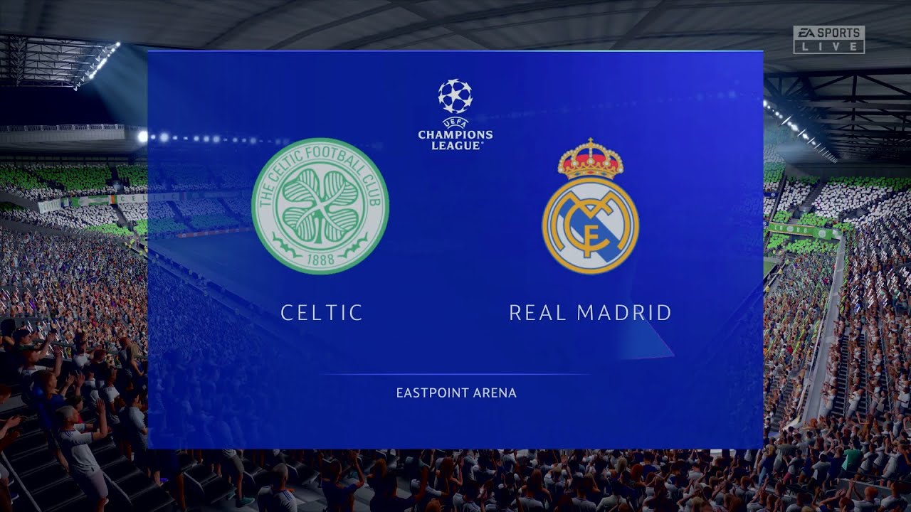 Celtic vs Real Madrid | Eastpoint Arena - UEFA Champions League | FIFA ...