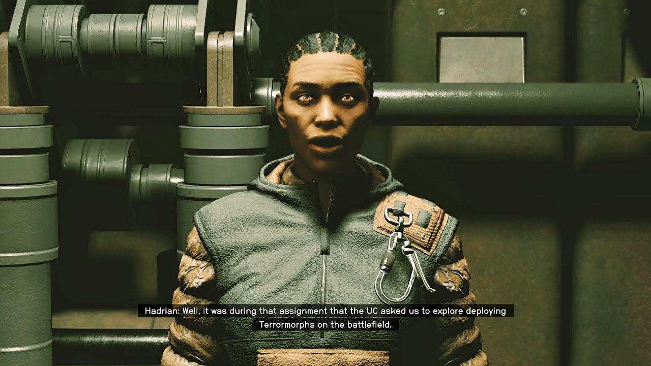 Starfield (PC) - Hadrian Sanon Tells the Truth About Terrormorphs - YouTube