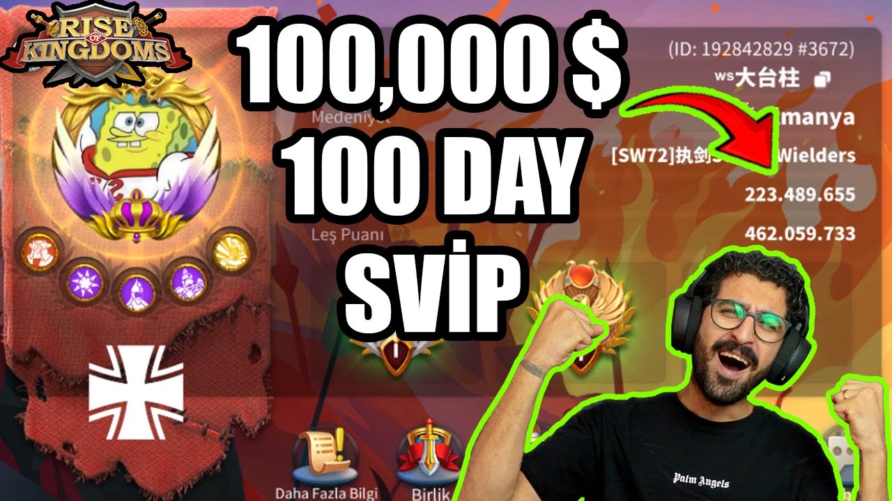 Spent MORE THAN 100,000$ İN JUST 100 DAY , BİG WHALE İN ROK SVİP ...