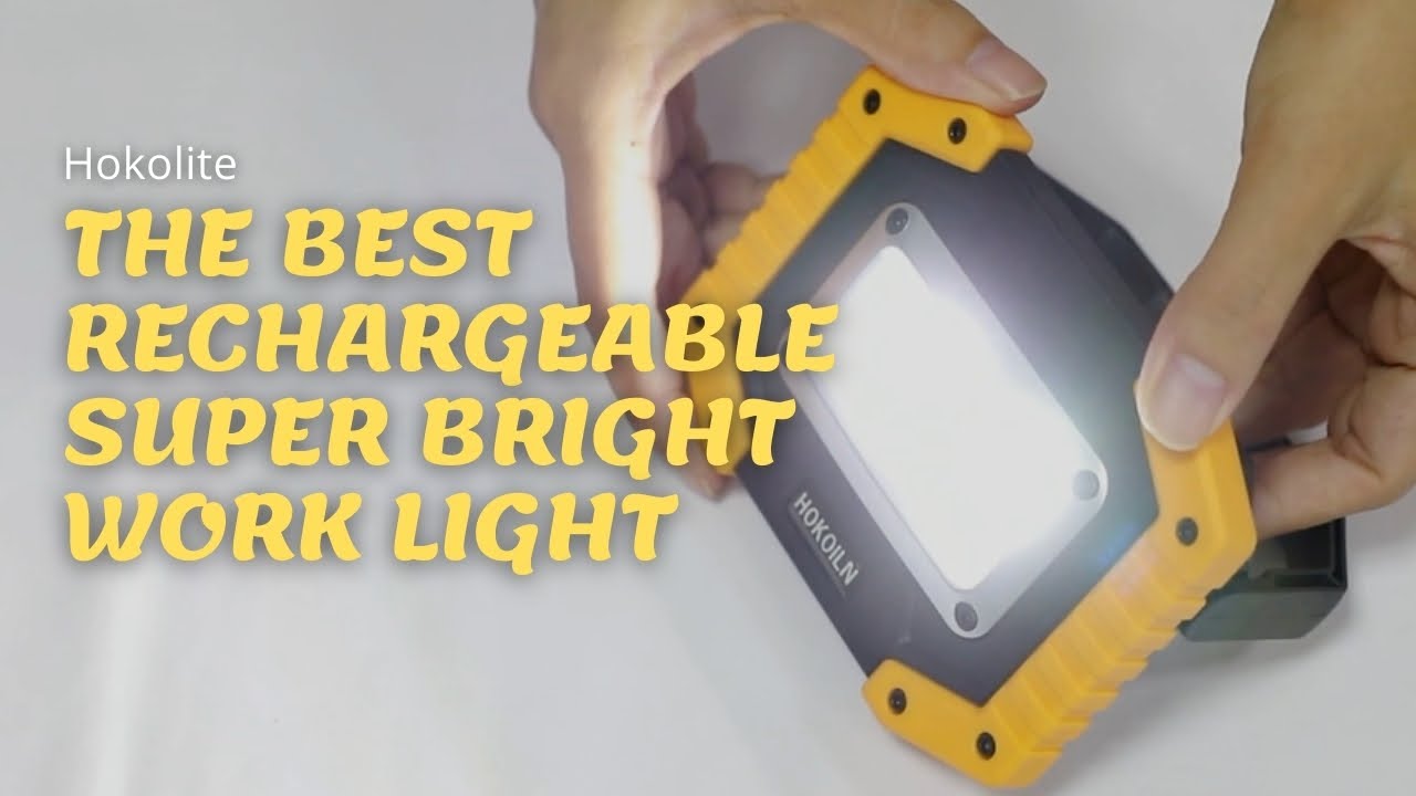 The Best Rechargeable Super Bright Work Light | 2COB 30W 1500Lumens ...