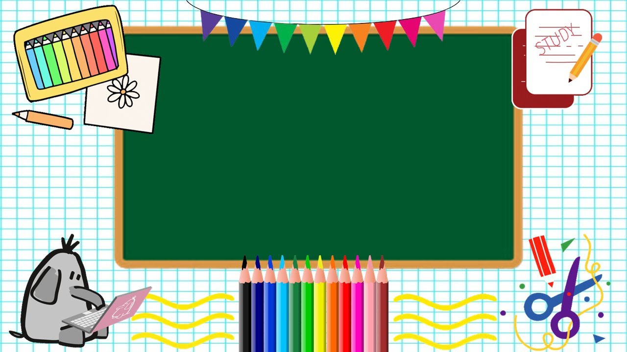 BACK TO SCHOOL - Animated SCREEN background Education - Virtual/Online ...