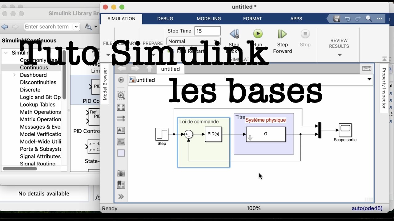 Initiation à Simulink : quelques bases - YouTube