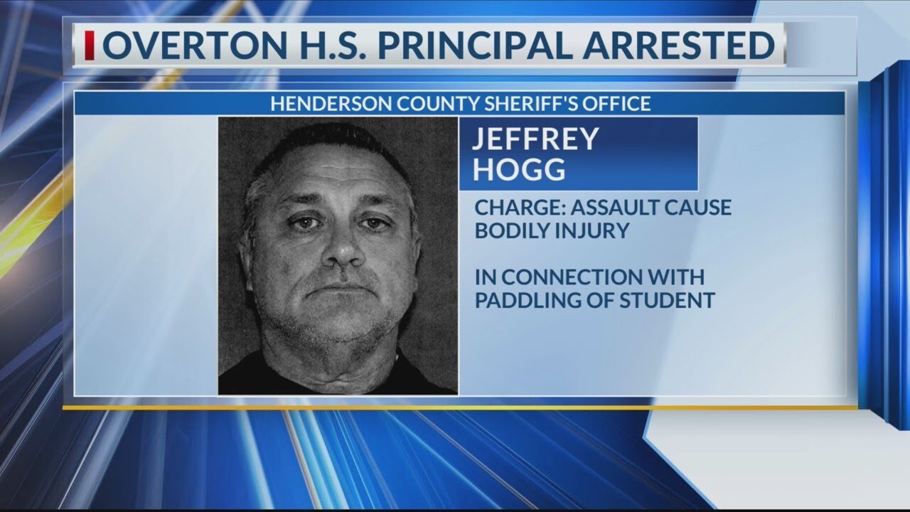 AFFIDAVIT: Overton principal arrested after paddling student leads to ...