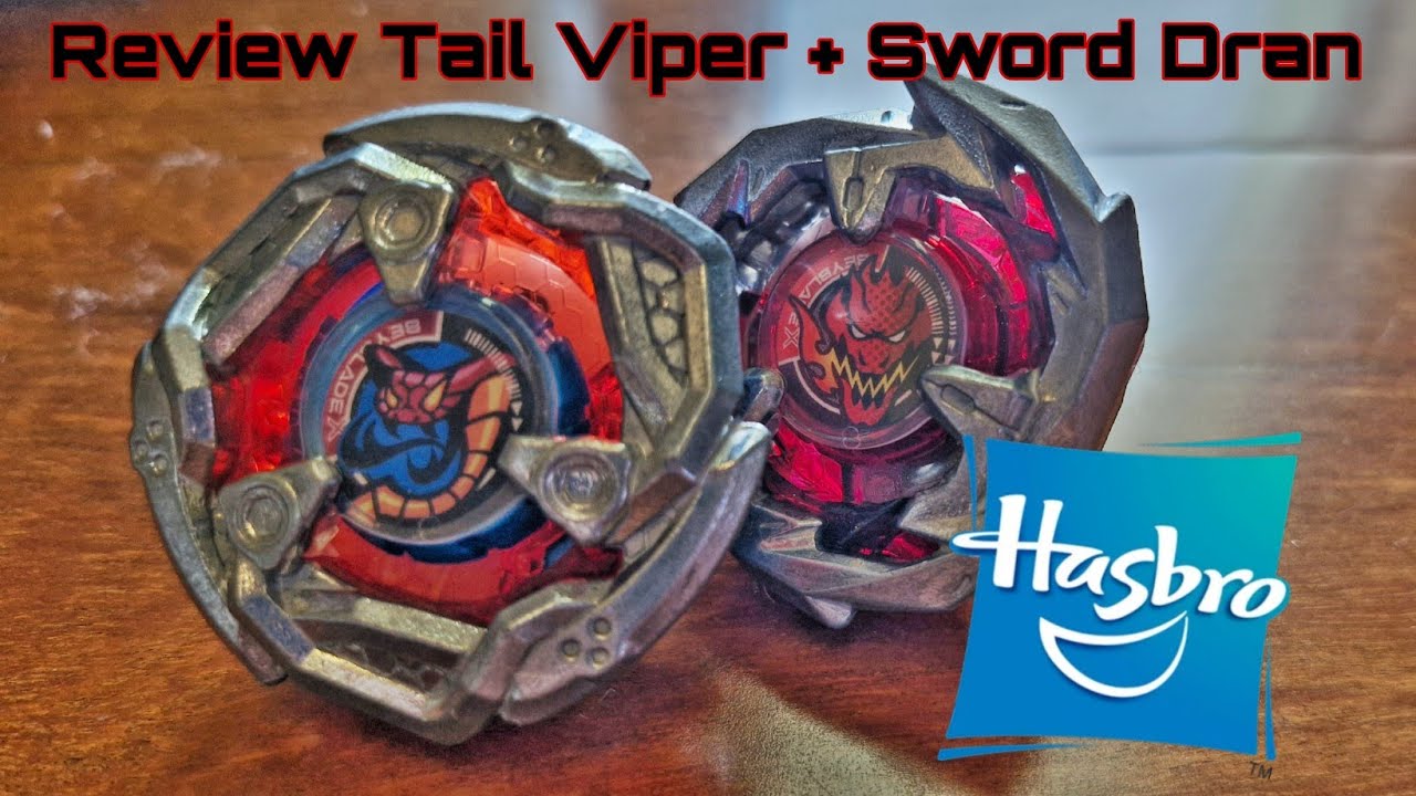 Review Tail Viper 5-80O + Sword Dran 3-60F| Beyblade X Hasbro - YouTube
