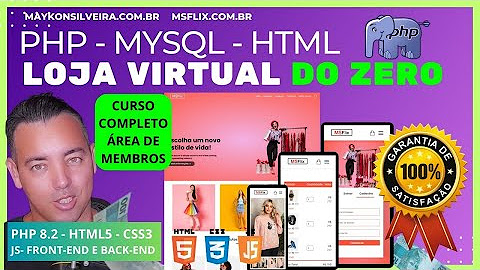 LOJA VIRTUAL EM PHP, HTML5, CSS3 E JAVASCRIPT - YouTube