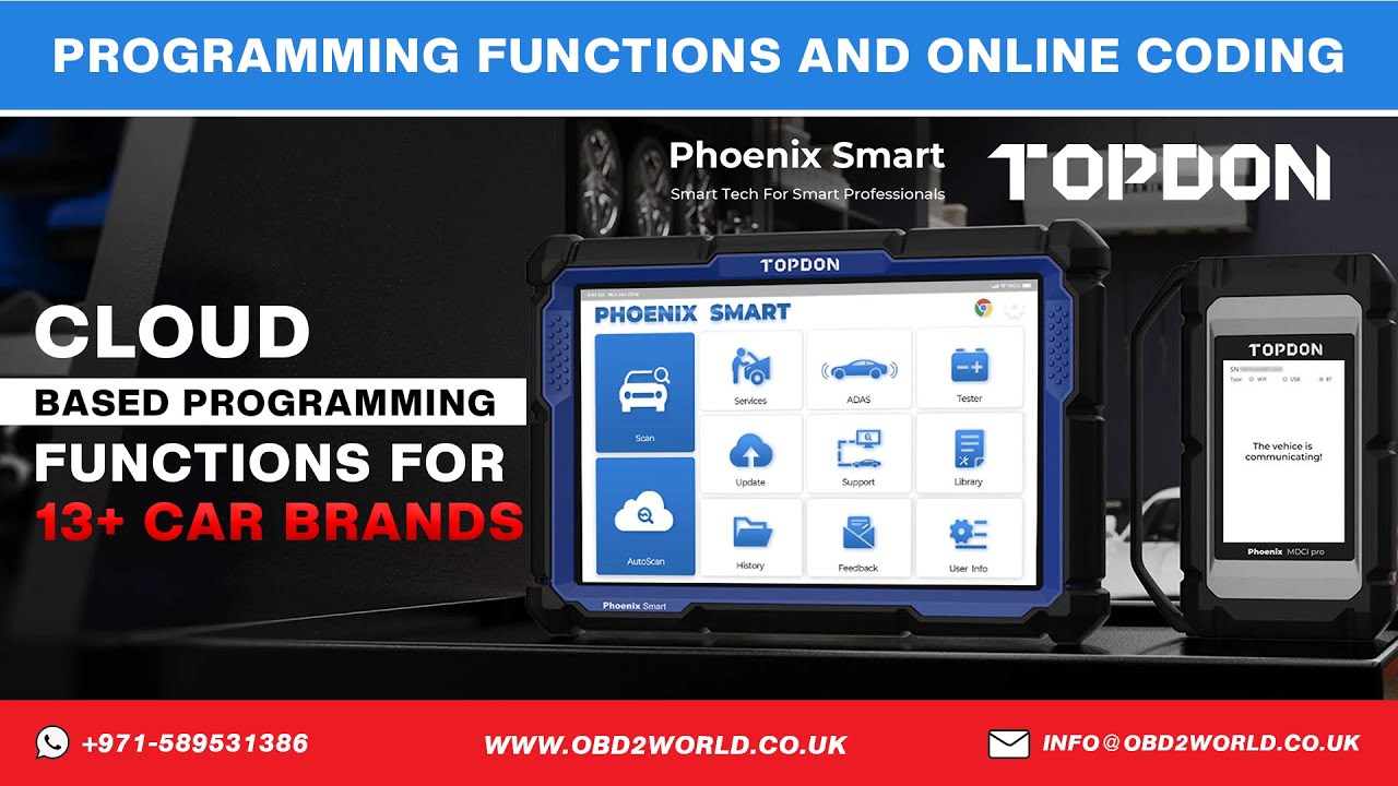 How To Use TOPDON Phoenix Smart With HD Kit For 24V Heavy Duty Vehicles ...