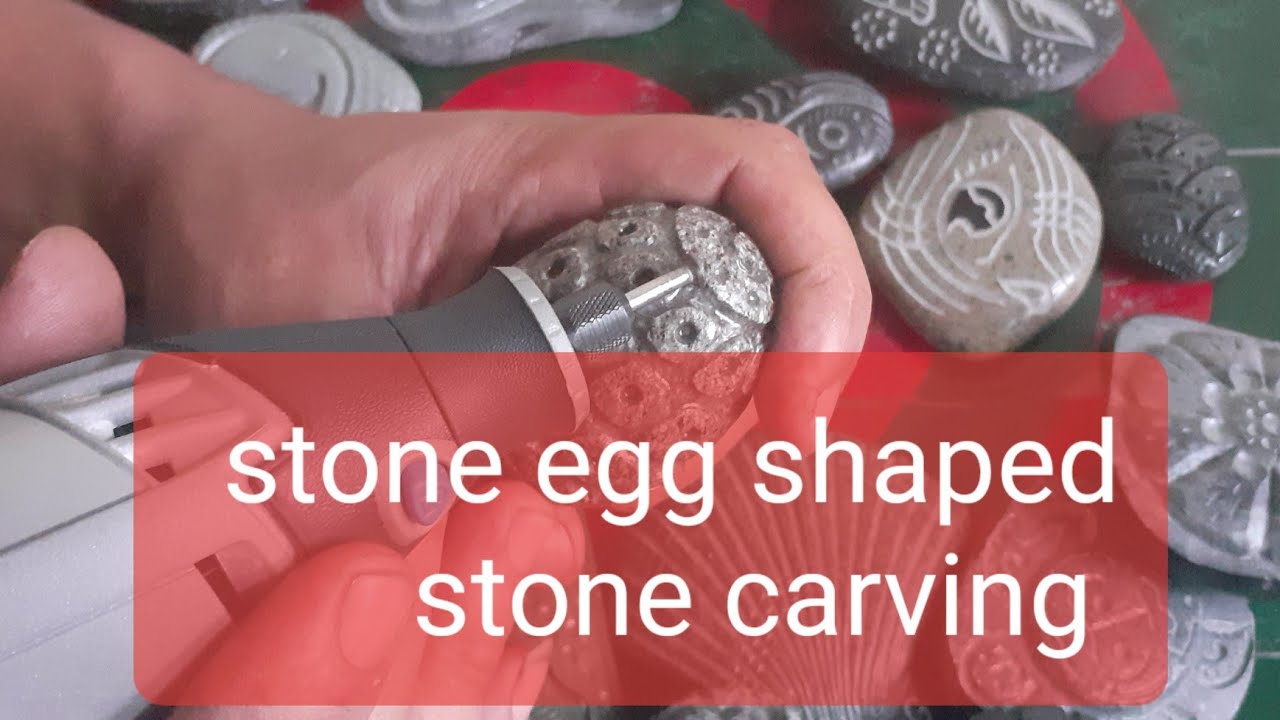 How to carve a Egg shaped stone | stone carving - YouTube