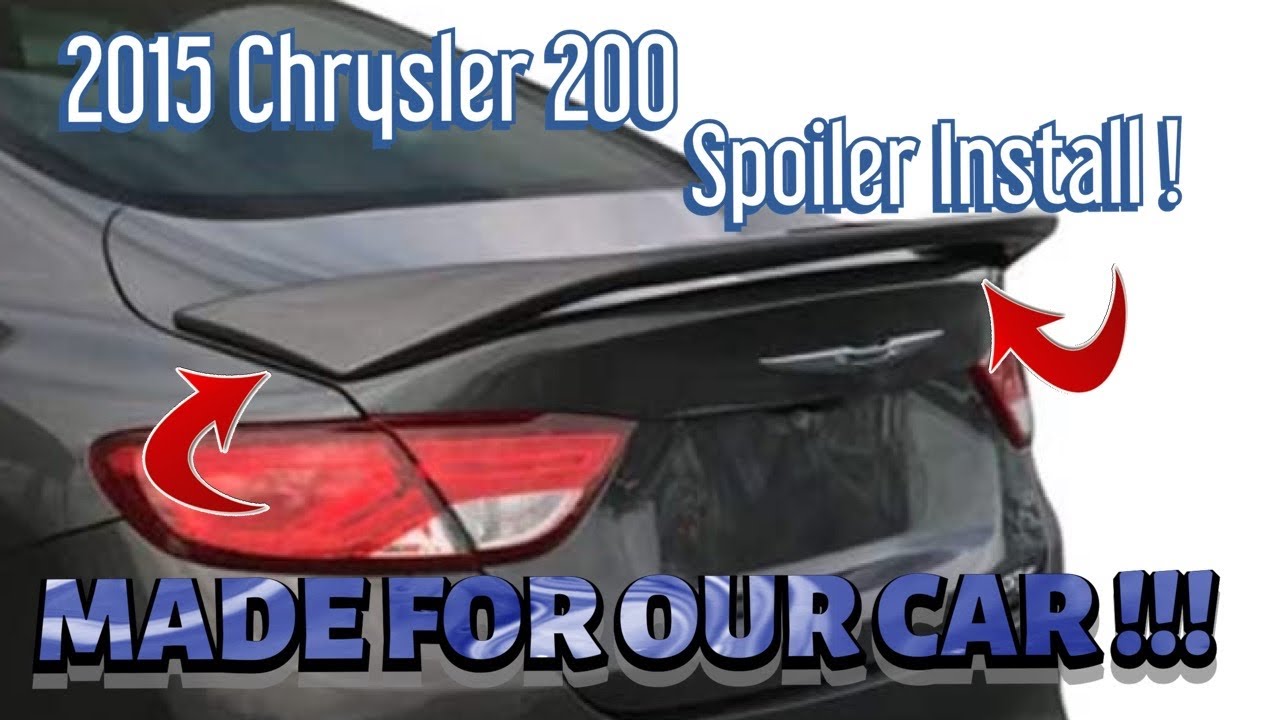 Amazon Spoiler | Dawn Enterprises | 2015+ Chrysler 200 | Spoiler ...