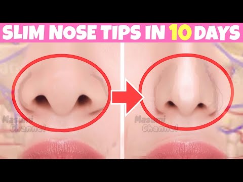 SLIM NOSE TIPS EXERCISES! Make Nose Tips Smaller, Sharper | Fix Fat, Round Nose