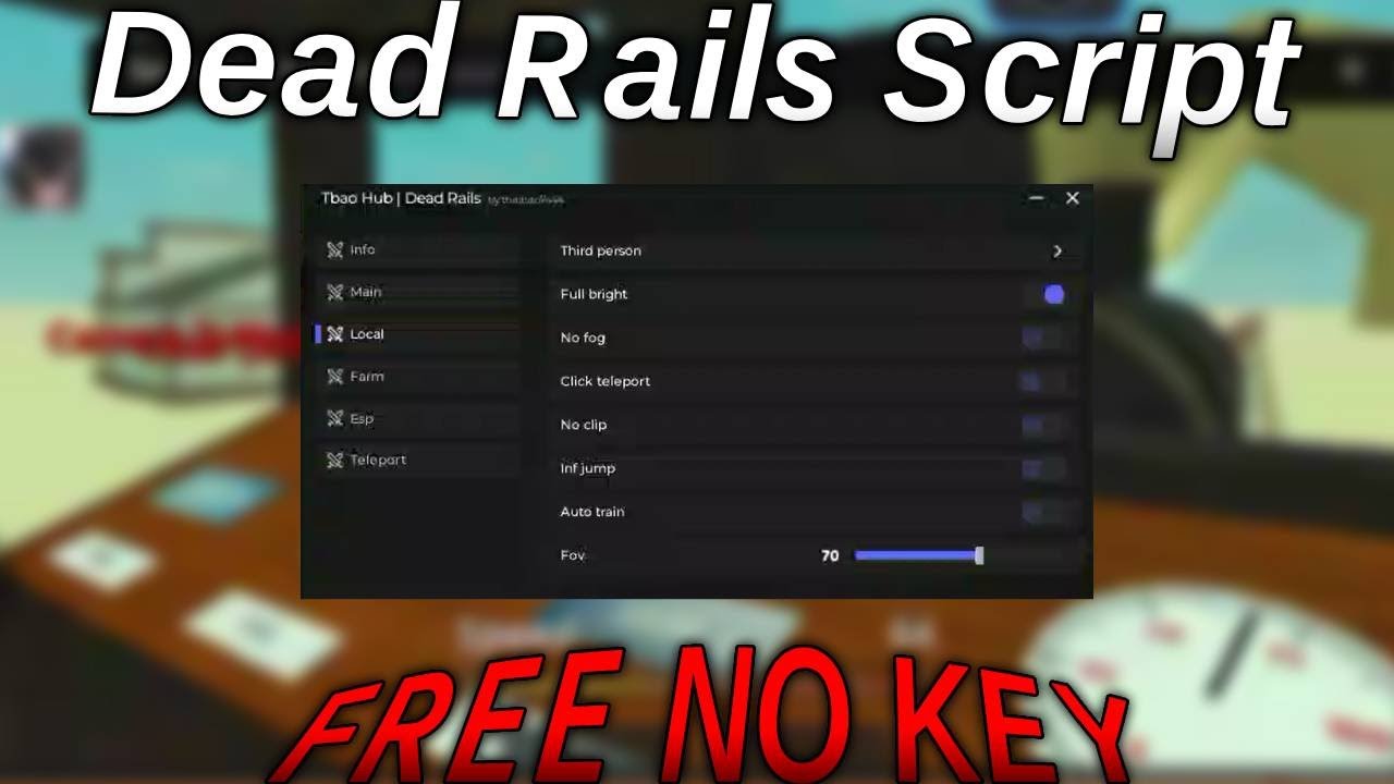 Dead Rails Script OP NO KEY 💥 (Auto Farm Bonds, Auto Win, GET FREE ...