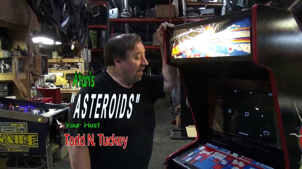 #262 Atari ASTEROIDS classic arcade video game with Vector Monitor ...