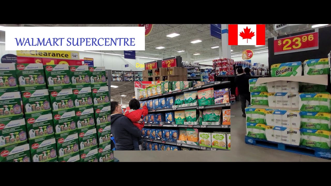 Supermarket Walmart Supercentre - YouTube