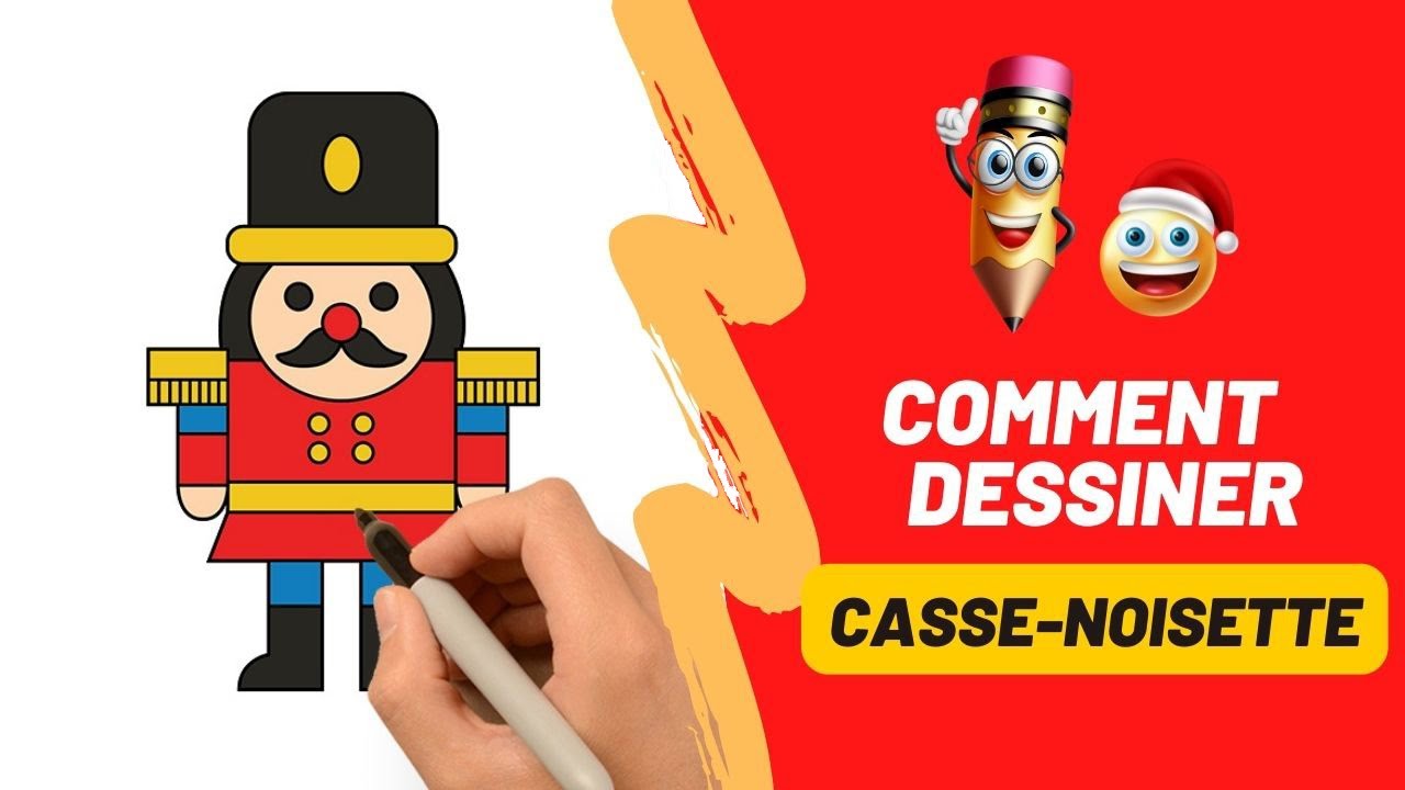 Dessin de Noël | Comment dessiner Casse Noisette | Casse noisette Noël ...