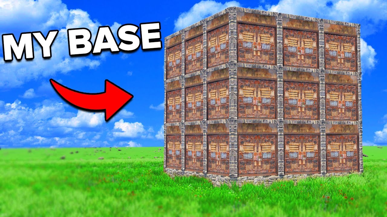 I made a Rust Base out of DOORS... - YouTube