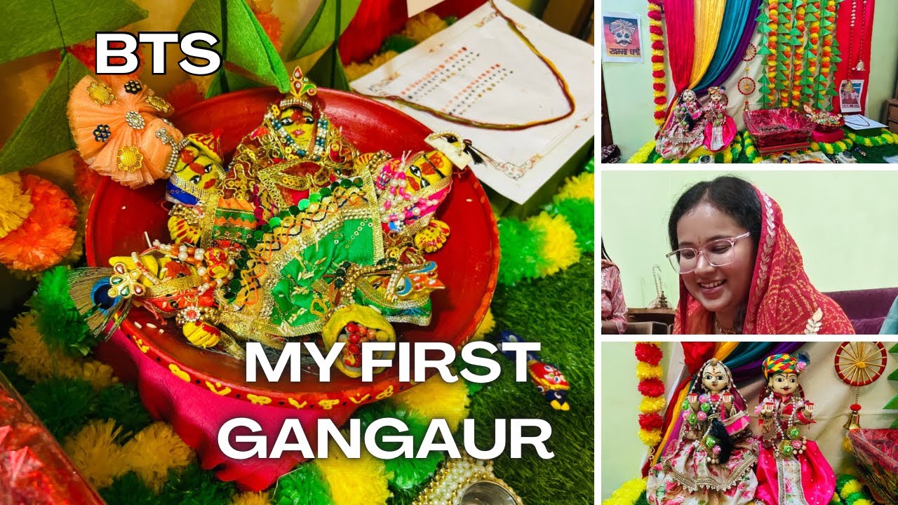Meri Pehli Gangaur Puja & Bindora | BTS of a Special Celebration # ...