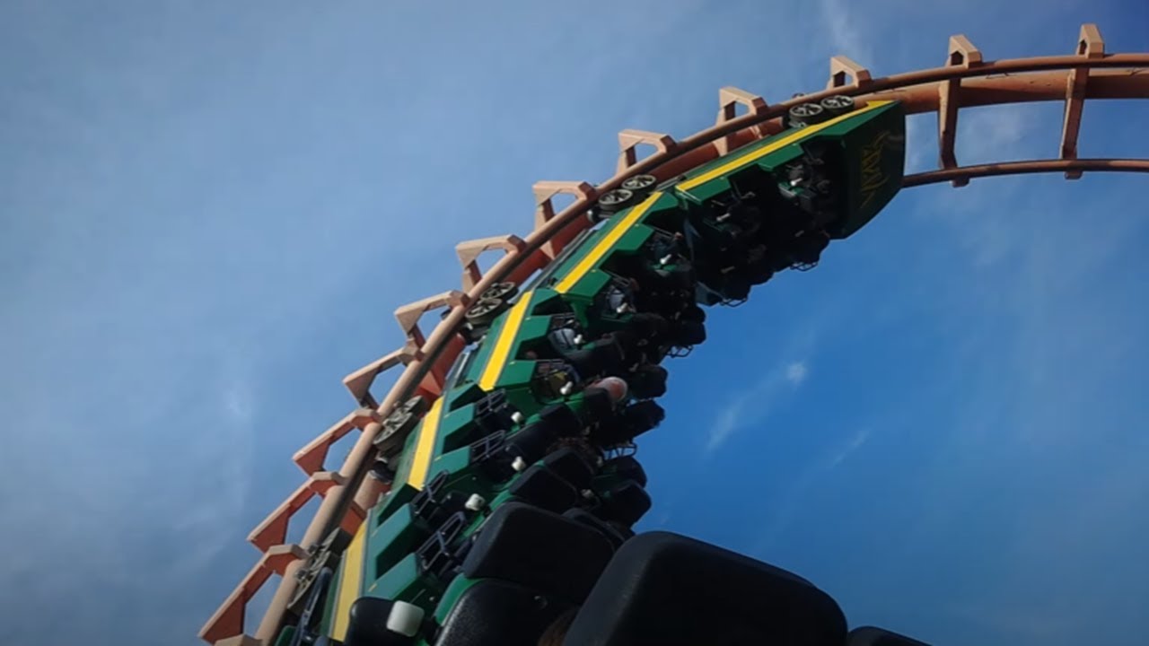 Viper - Six Flags Magic Mountain - Back Row (4K HD POV) - November 2023 ...