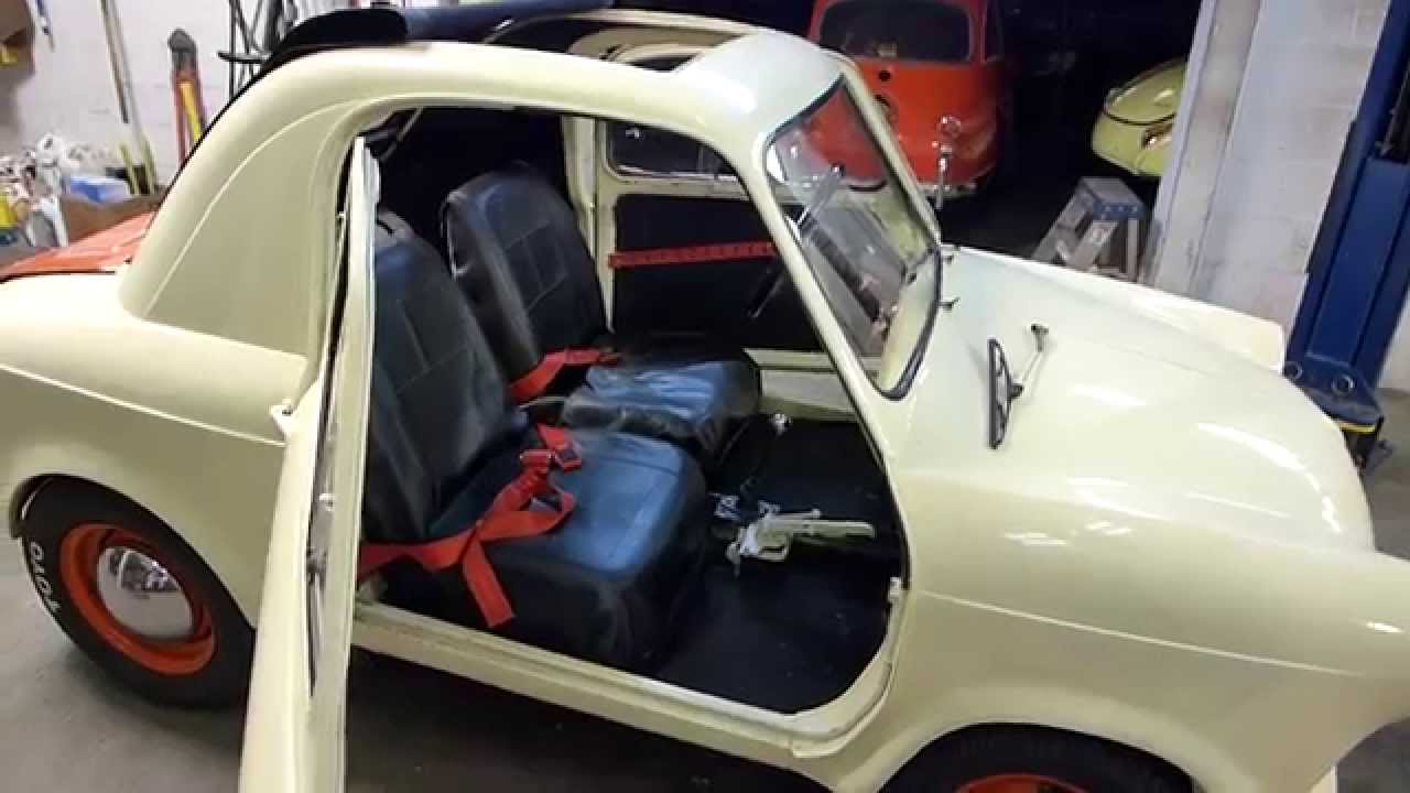 Vespa 400 Hot Rod microcar becomes winter daily driver - YouTube