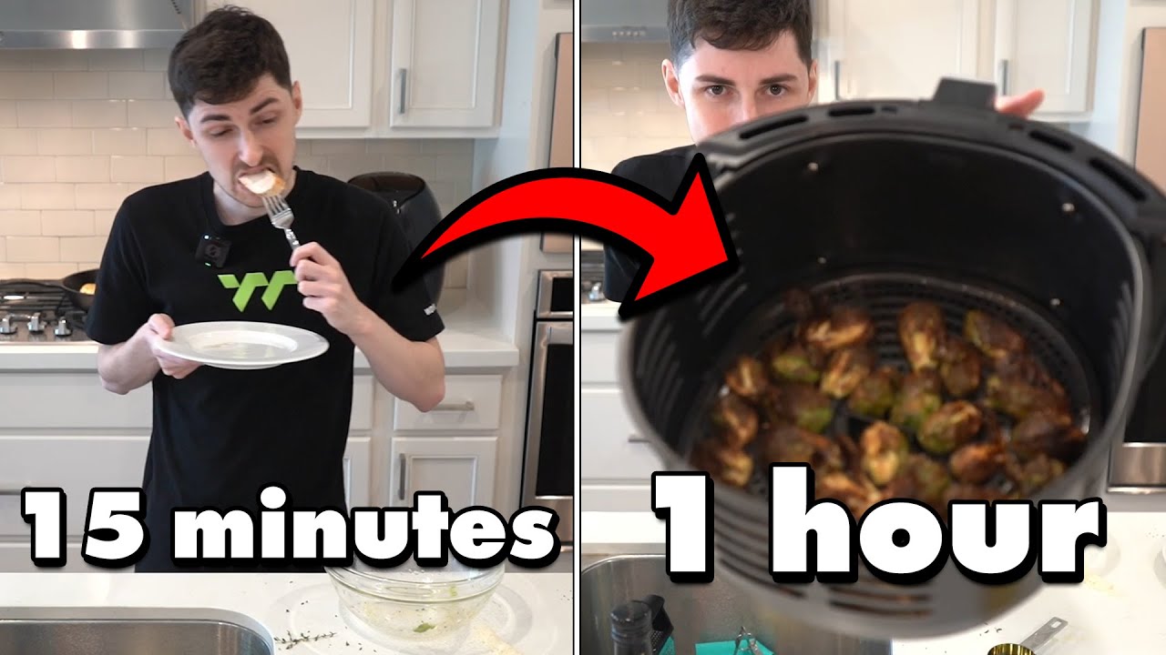 I tried speed running cooking - YouTube