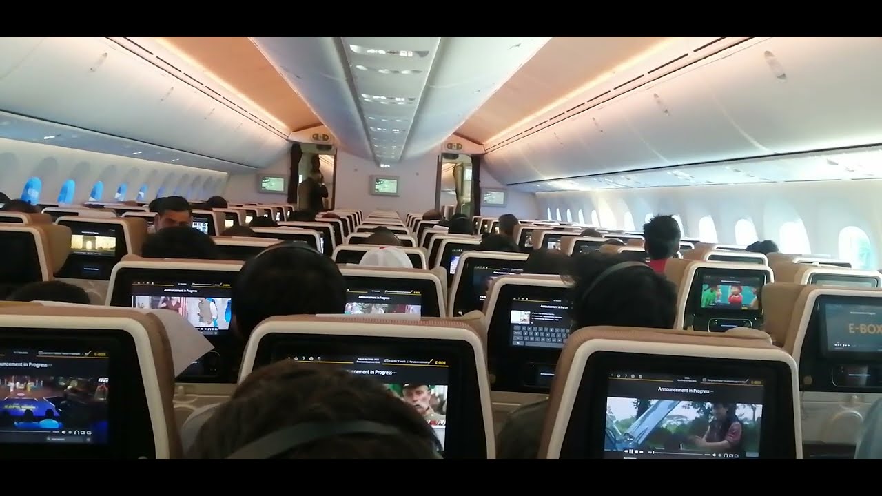 Etihad Airways Captain's announcement before departure // Flight ...