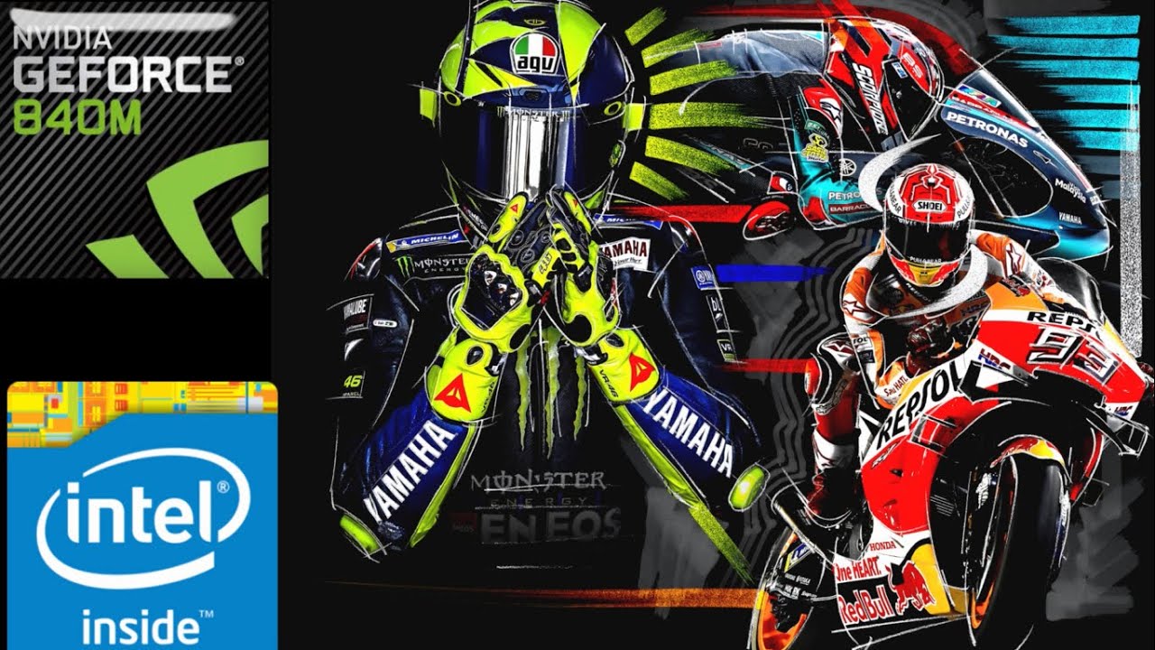 MotoGP 2020 on Nvidia GeForce 840m + i7 4710HQ - YouTube
