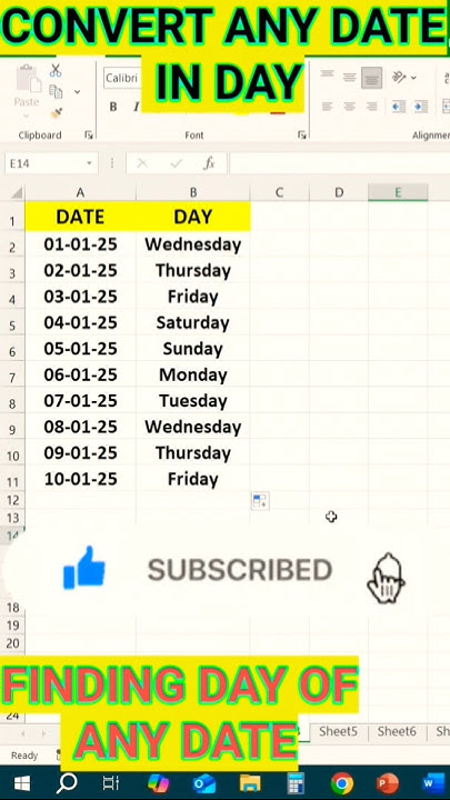 Convert Dates To Days In Excel Exceltipsandtricks Exceltips