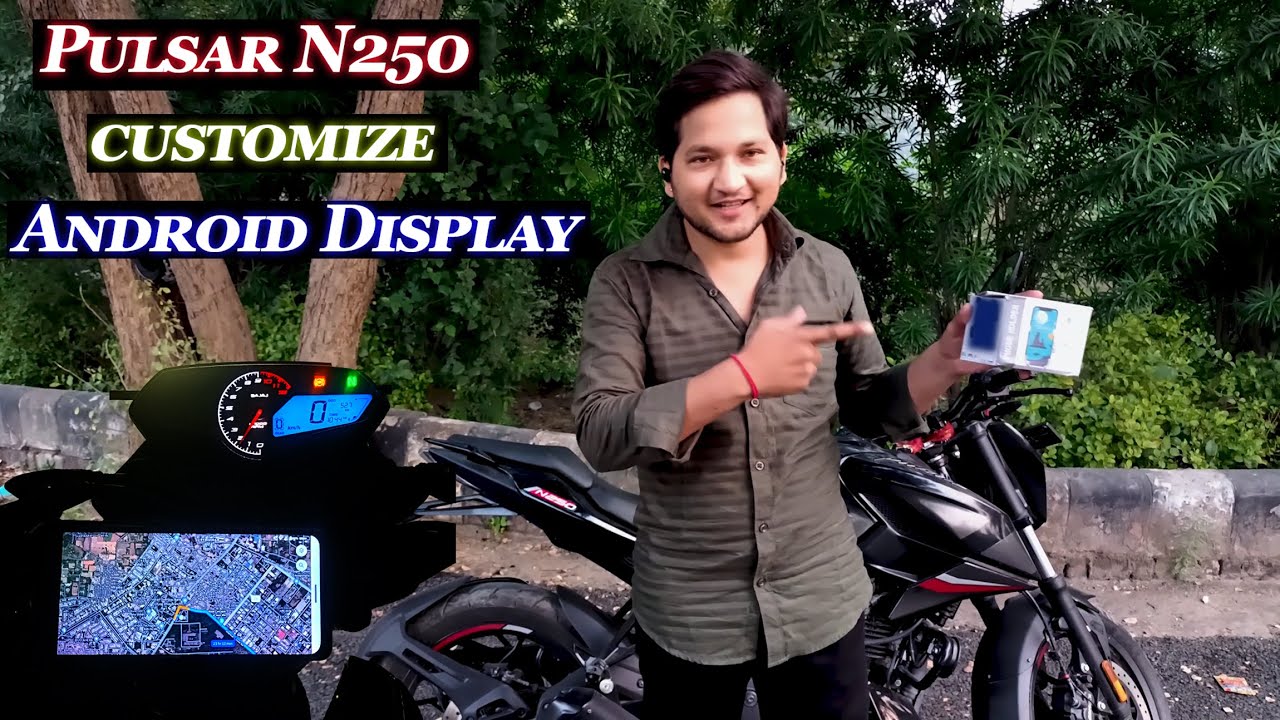 Bike Customize Android Display || Android Display On Bike || Delhi Moto ...