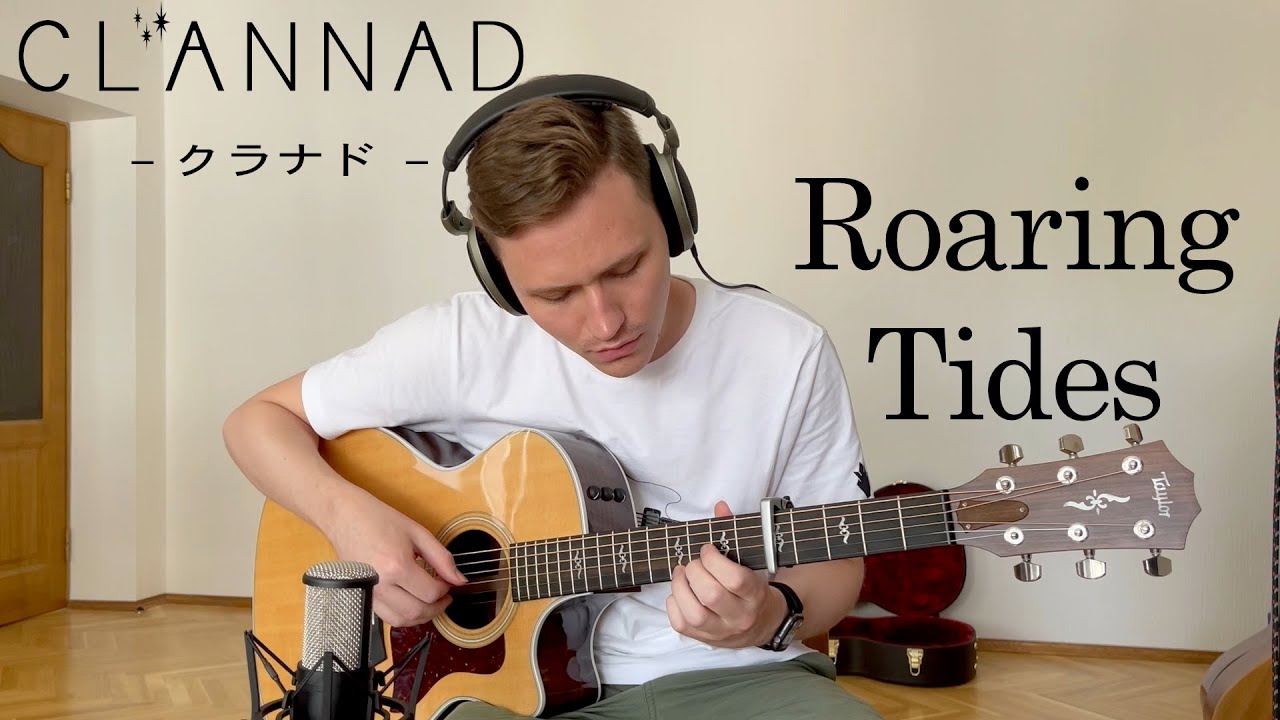 Roaring Tides - Clannad - Acoustic Guitar Cover + Free Tabs - YouTube