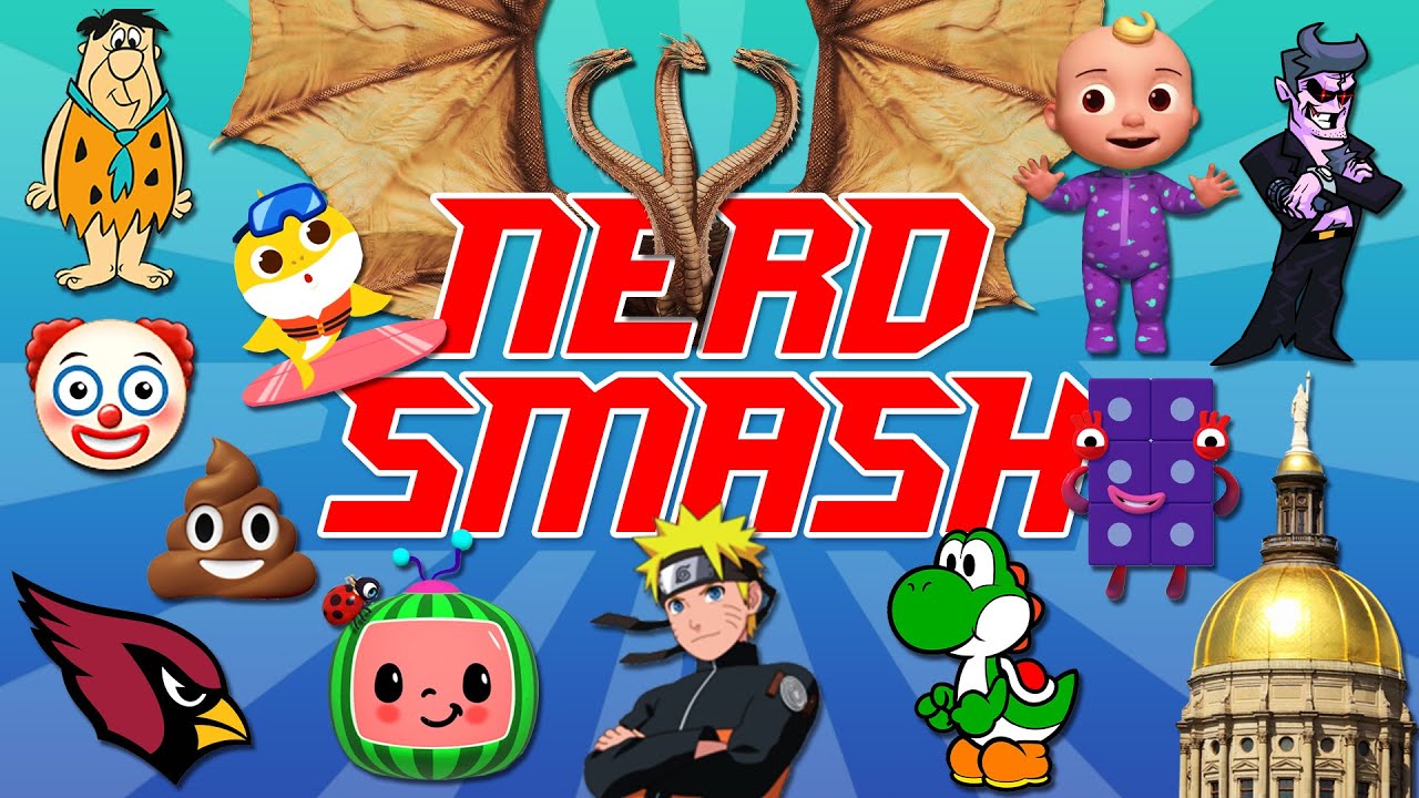 Cocomelon and Yoshi NERD SMASH AND MORE!! | The Kool Nerd Edits - YouTube