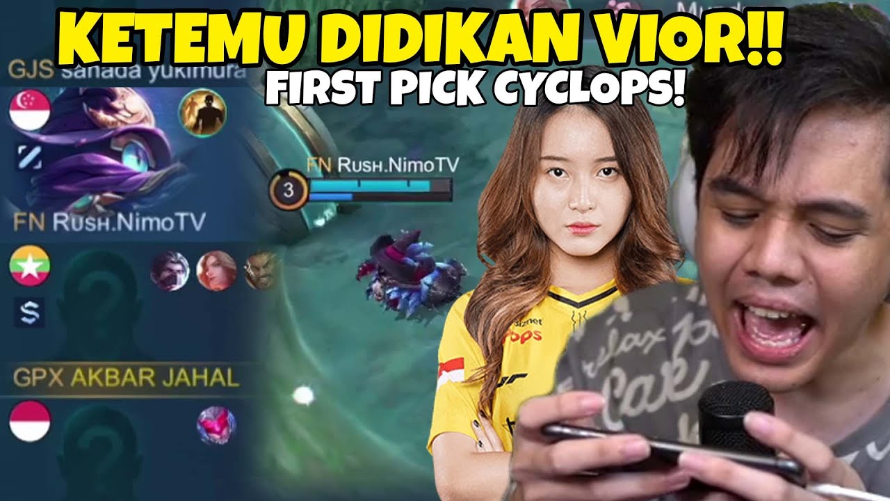 Ketemu DIDIKAN VIOR!! First PICK CYCLOPS Bikin Gw TRAUMA TOLONG Saya VIOR! - YouTube
