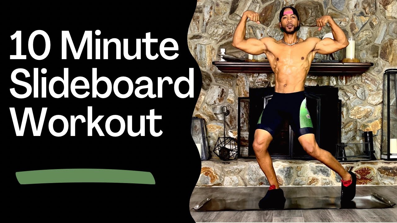 10 Minute Slideboard Workout | Follow Along - YouTube