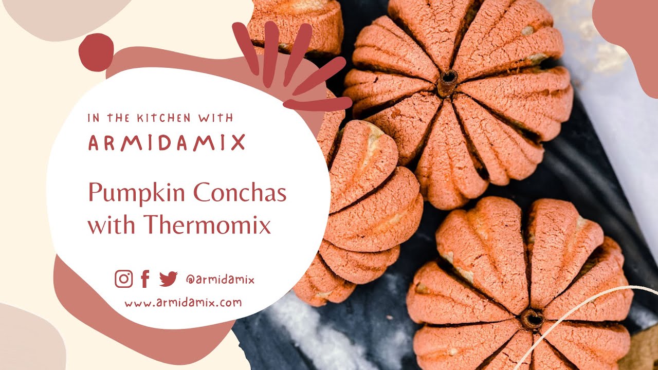 Pumpkin Spice Conchas in Thermomix - YouTube