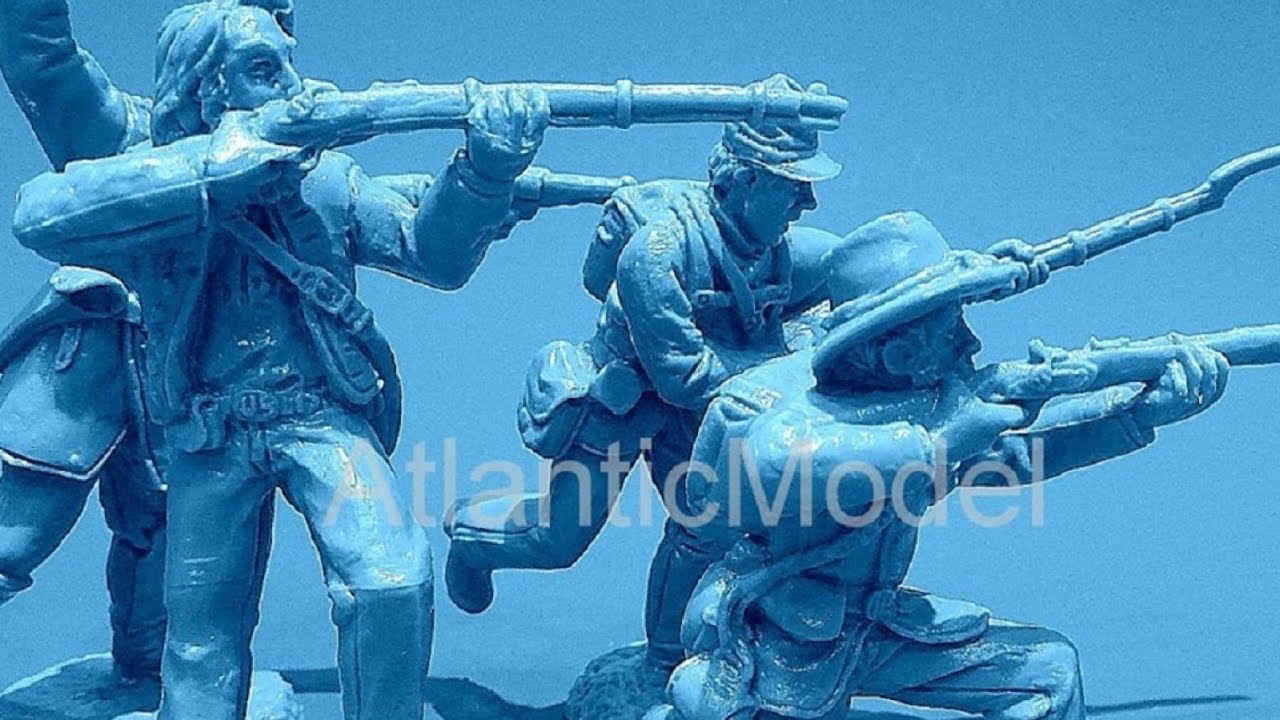 toy soldiers TSSD infantry of the army of the Federation 8 figures 8 ...