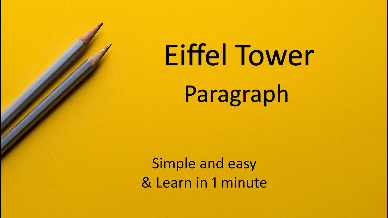 Eiffel Tower Paragraph - YouTube