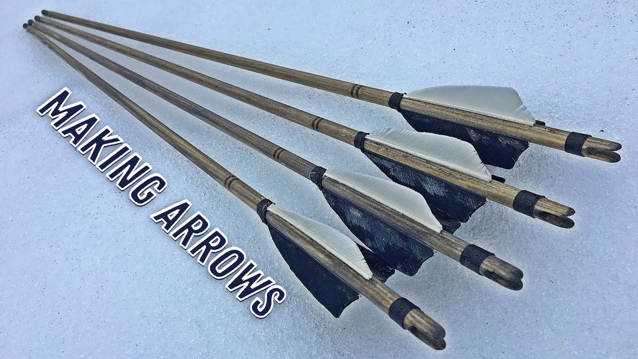 Making a Set of Painted Arrows - YouTube