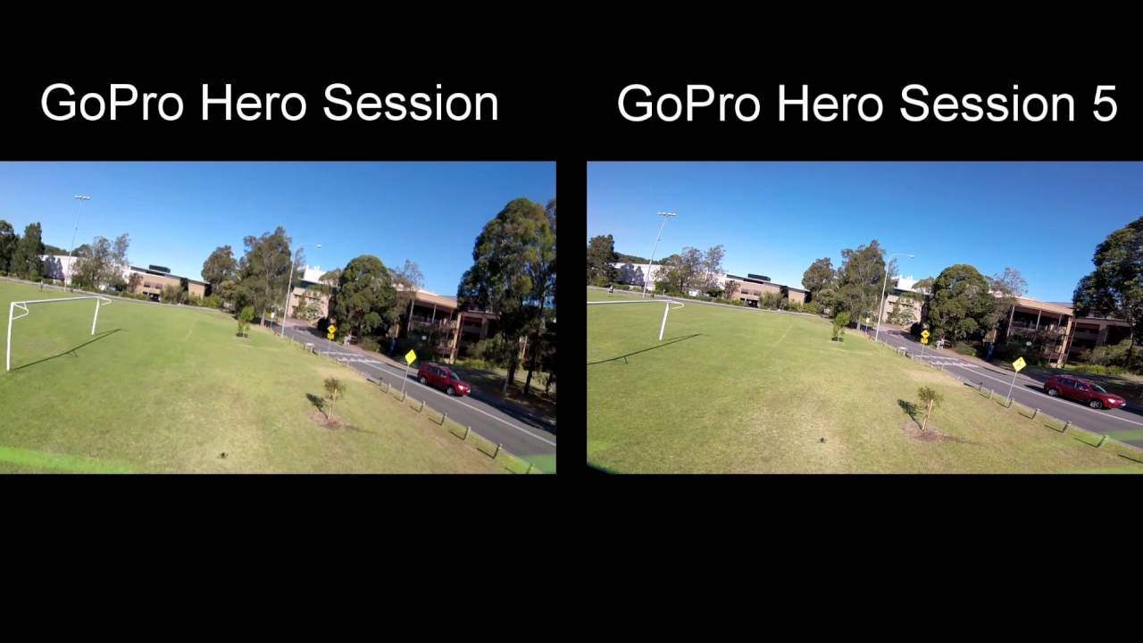 GoPro session 5 VS GoPro session: side by side flight comparison - YouTube