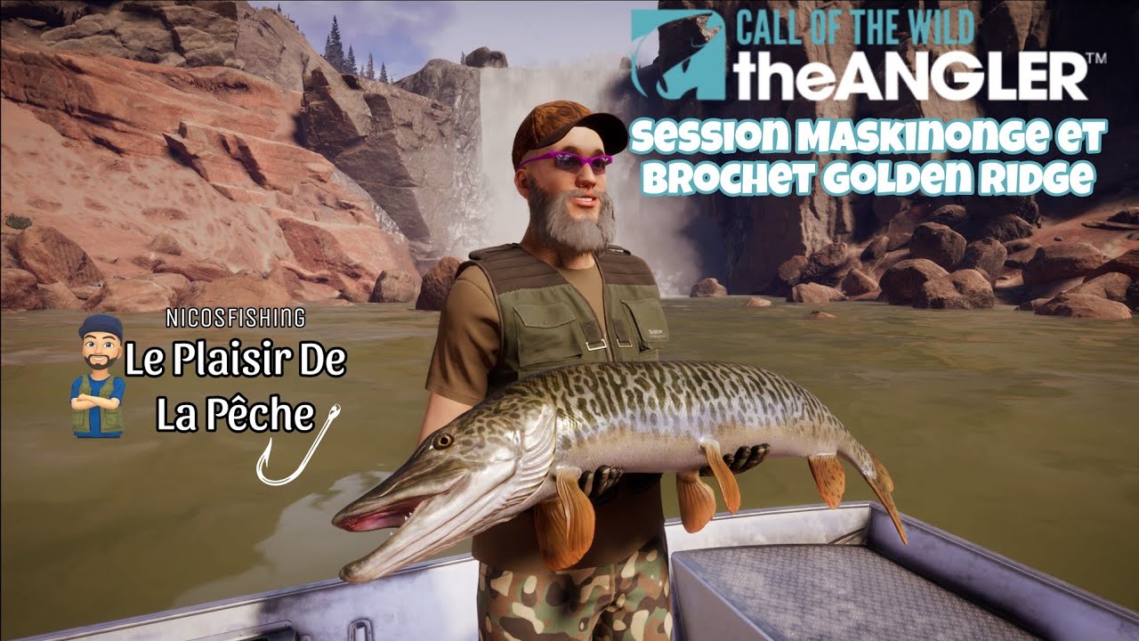 THE ANGLER COW Session Maski Brochet Golden Ridge - YouTube