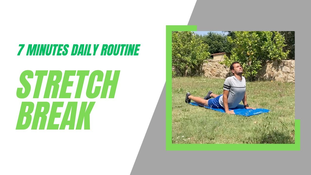 Stretch break / 7 minutes / daily routine (3) - YouTube