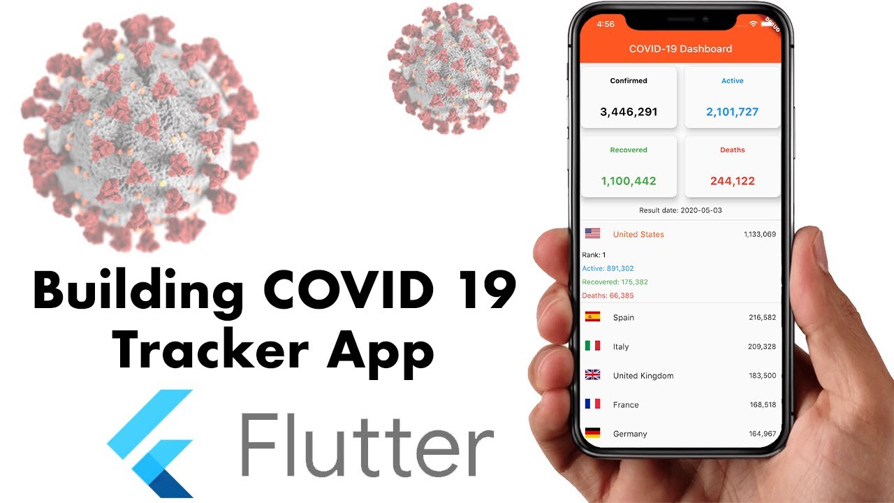 🔴 Building a COVID-19 Tracker App with Flutter (Part 1) - (BEGINNER ...