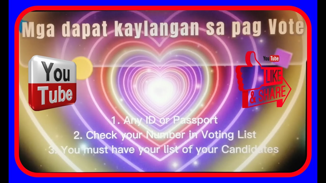 Mga Kaylangang dalhin sa pag Vote bilang OFW by Rene Villasante Vlog ...