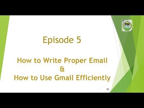 How to use Gmail and How to write Email ep 05 - YouTube