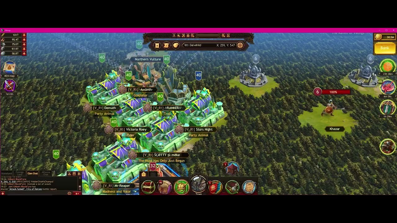 Battle Fury Town Burning. Vikings: War of Clans - YouTube