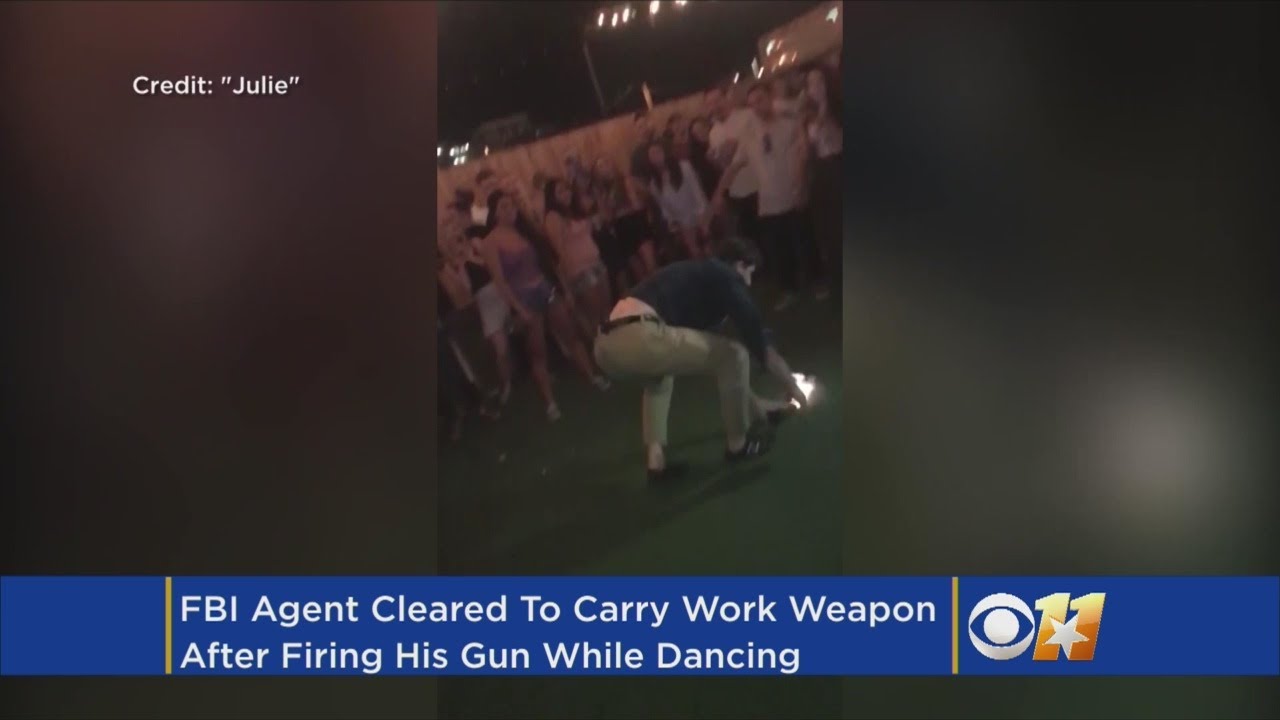 FBI Agent Charged In Shooting While Dancing Gets Gun Back - YouTube