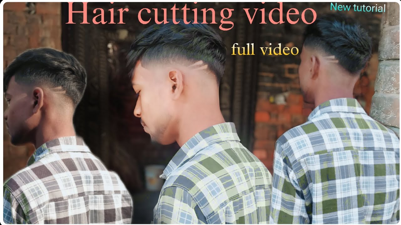 hair cutting video .. barber video bal cutting video mid fide cut new ...