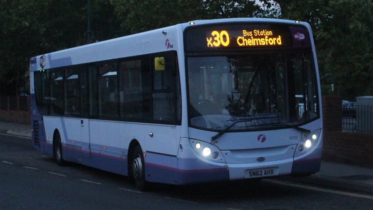 First Essex (CF) Route X30 | ADL Enviro 300 30D | SN62 AHX 67737 - YouTube